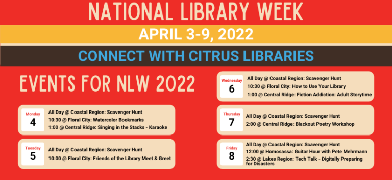 Citrus Libraries - Home Page - Discover. Learn. Engage.